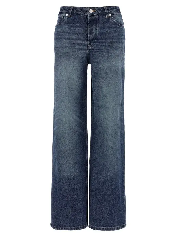 A.p.c. Elisabeth Stonewashed Denim Jeans - Blue