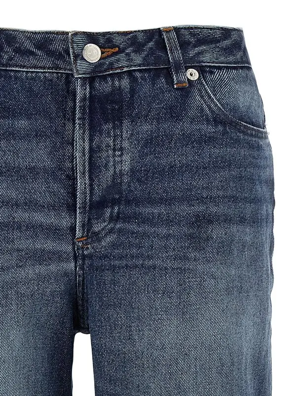 A.p.c. Elisabeth Stonewashed Denim Jeans - Blue