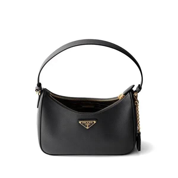 Prada Saffiano Leather Re-edition 2005 Mini Bag - Black