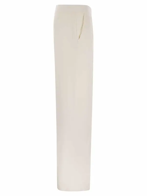 Max Mara Arno Viscose And Wool Trousers