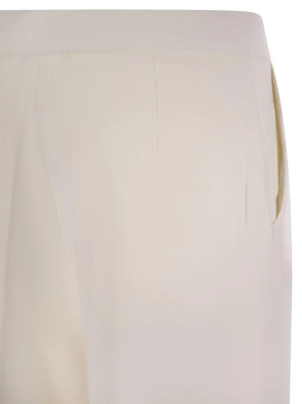 Max Mara Arno Viscose And Wool Trousers
