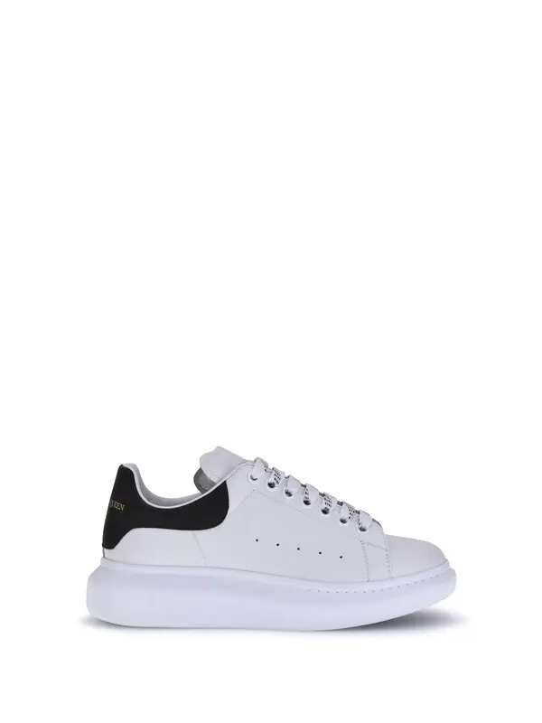 Alexander McQueen Leather Sneakers - White