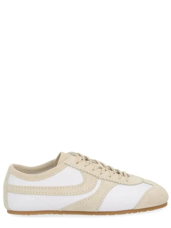 Dries Van Noten Suede Sneaker - White