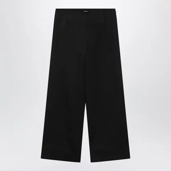 TOTEME Fluid Satin Trousers In Viscose - Black
