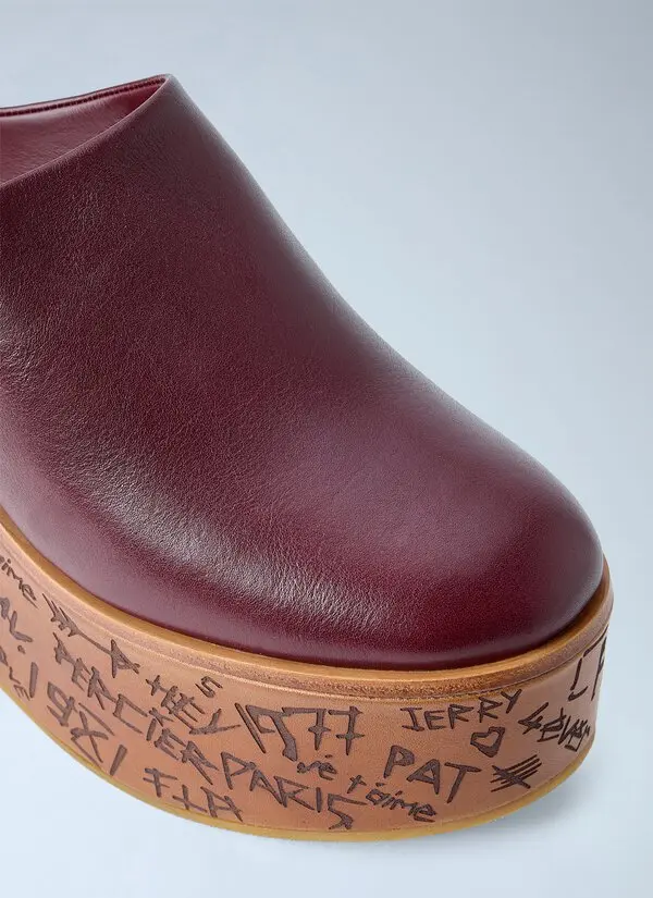 Chloé Maxime Wedge Mules