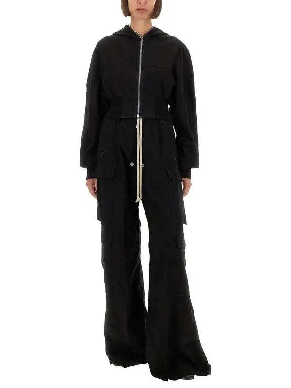 Rick Owens Double Cargo Jumbo Belas Pants - Black