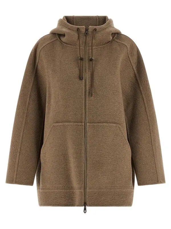 Max Mara Gradi Cashmere Coat - Brown