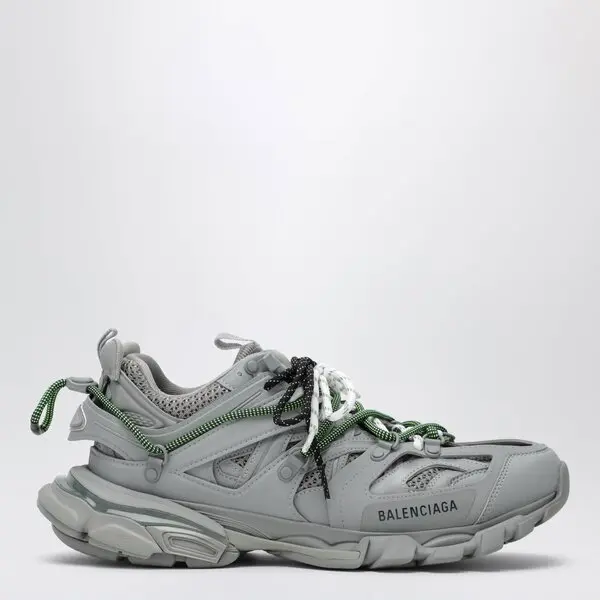 Balenciaga Track Sneakers In Grey/yellow/white/navy - Gray