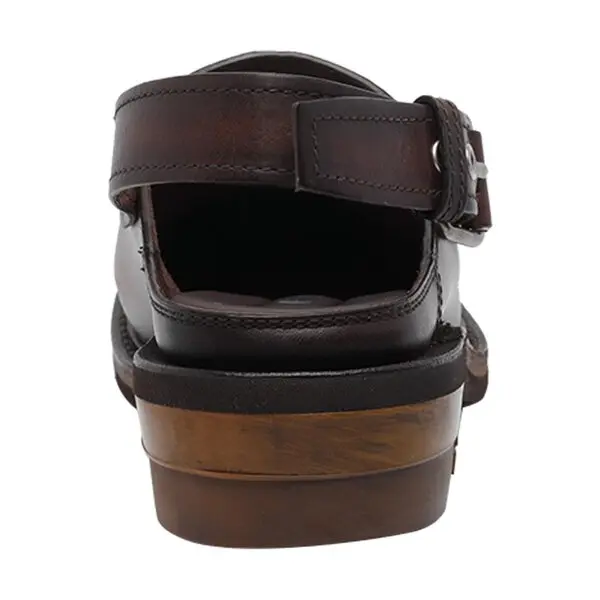 Miu Miu Logo Leather Sabot