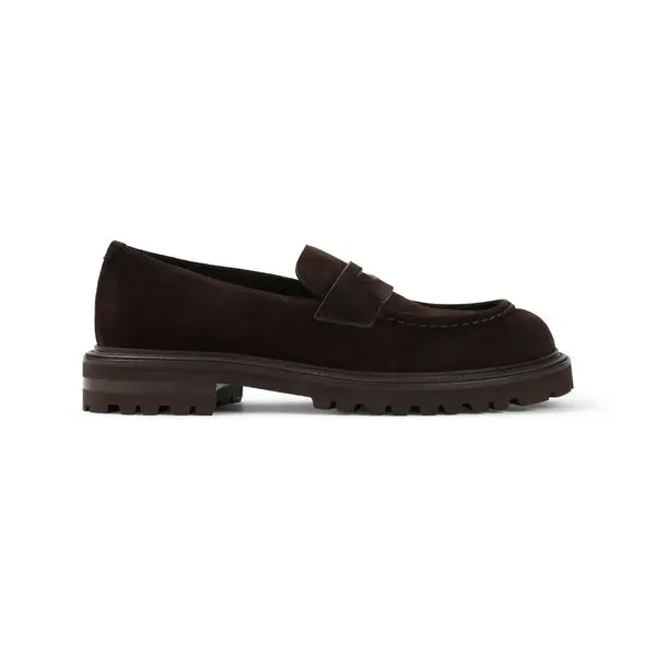 Giorgio Armani Suede Loafer - Brown