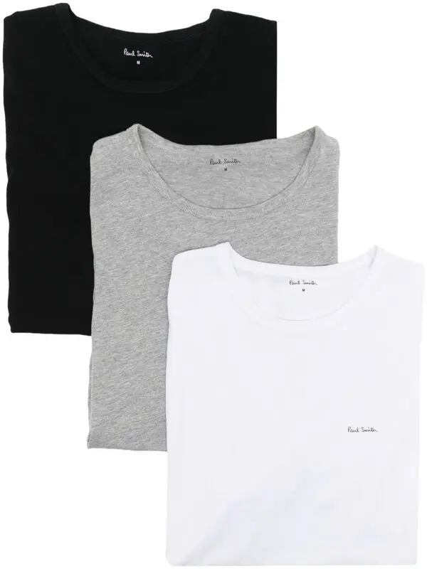 Paul Smith Logo Cotton T-shirt 3pack