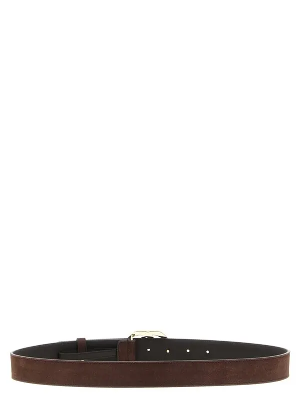 Gucci Gg Marmont Leather Belt - Brown