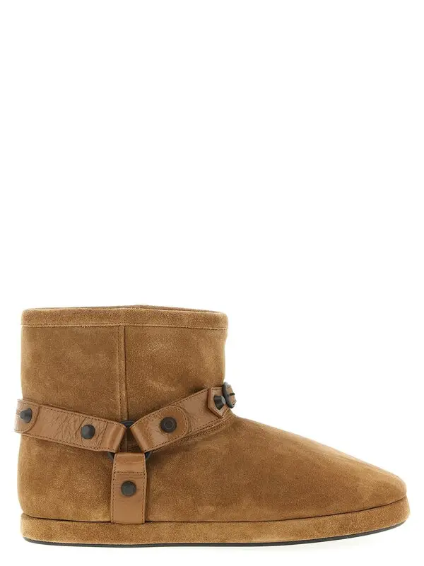 Balenciaga Alaska Soft' Ankle Boots - Cream