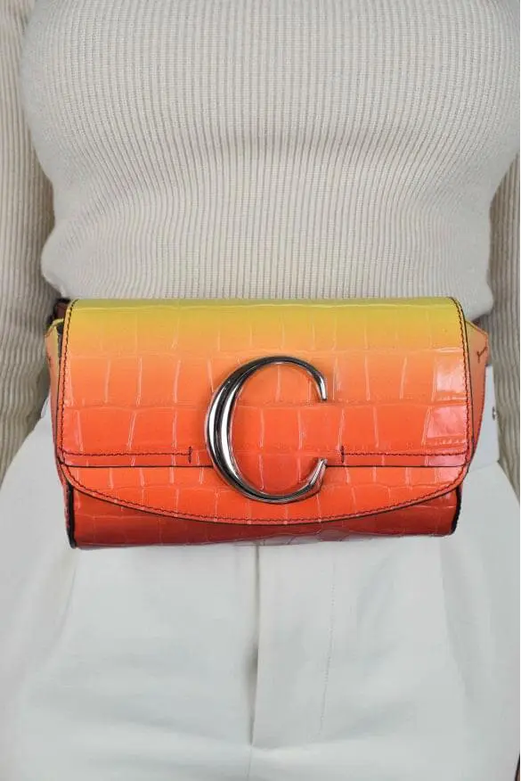Chloé C Belt Bag - Orange