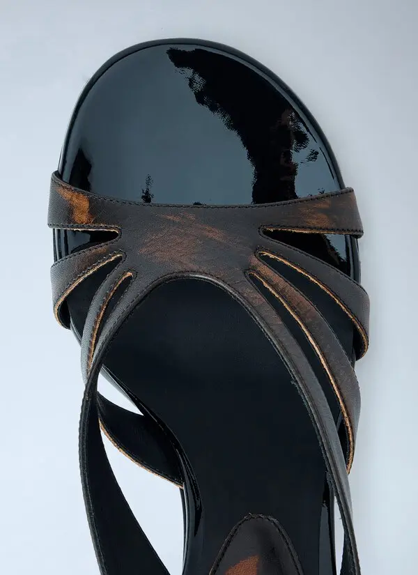 Dries Van Noten Strappy Block Heel Sandals