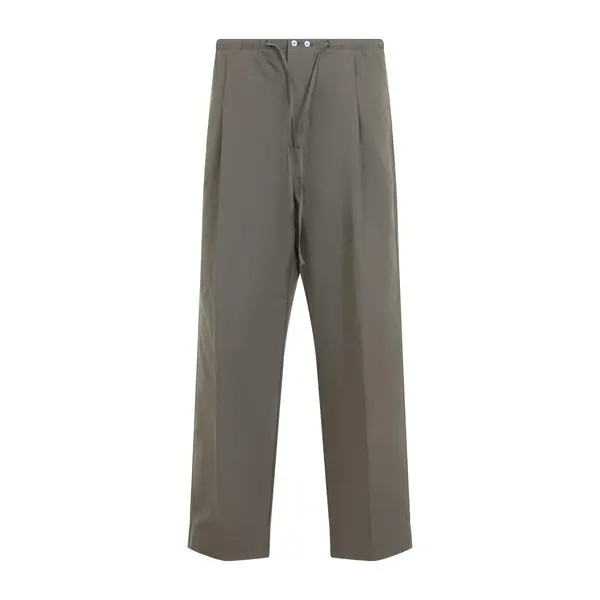 Bottega Veneta Cotton Trousers - Gray