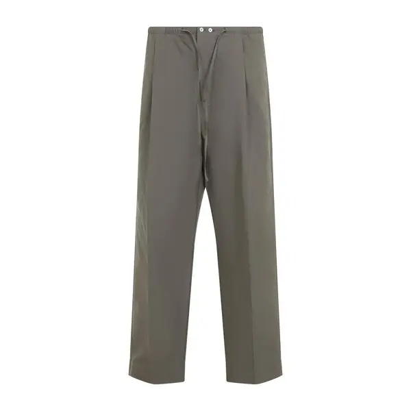 Bottega Veneta Cotton Trousers - Gray