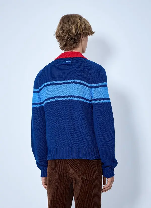 Marni Zip-up Knit Cardigan