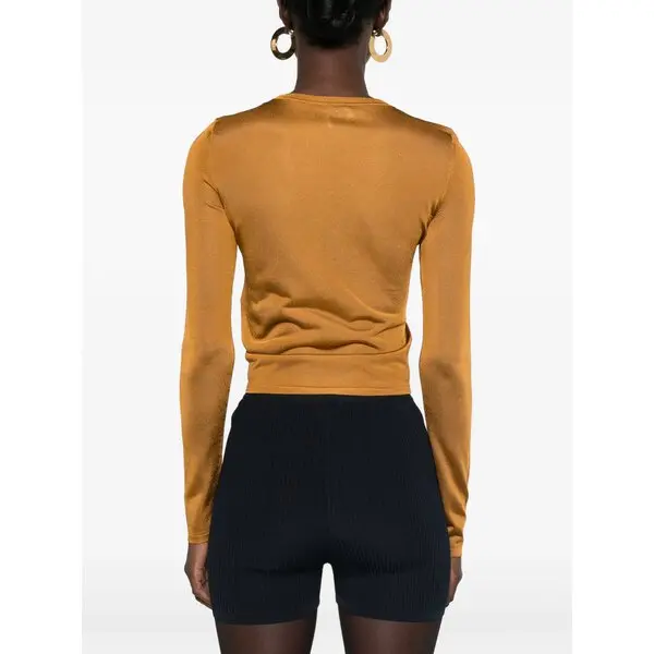 Saint Laurent Tops T-shirts & Jerseys - Brown