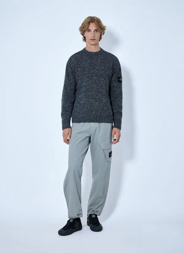 Stone Island Crewneck Wool-blend Sweater