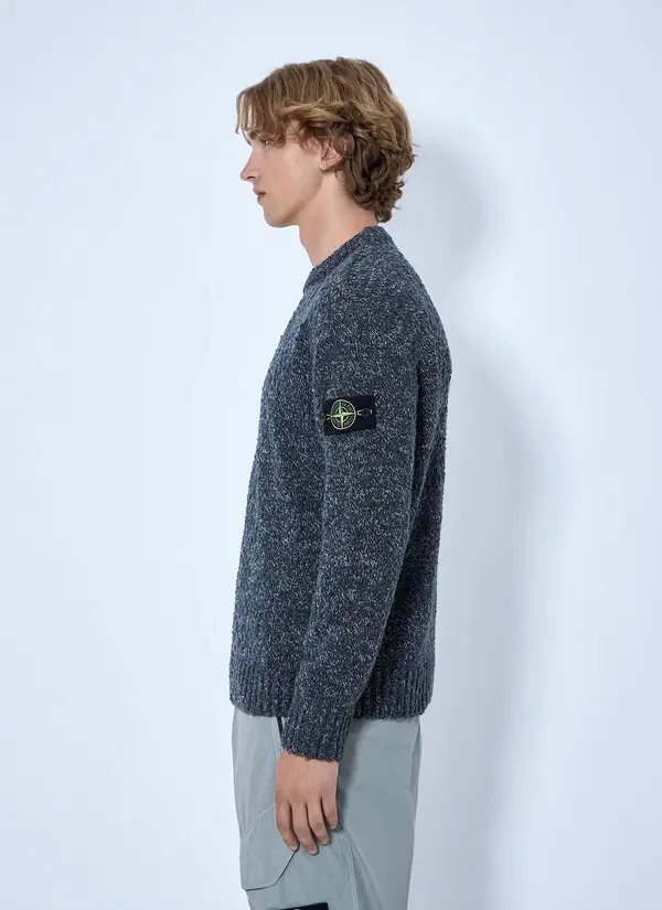 Stone Island Crewneck Wool-blend Sweater