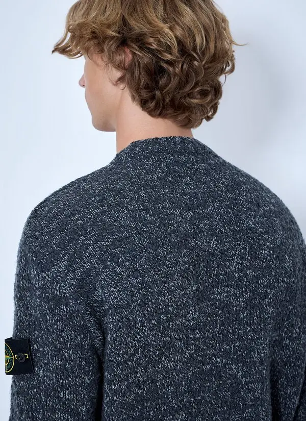 Stone Island Crewneck Wool-blend Sweater