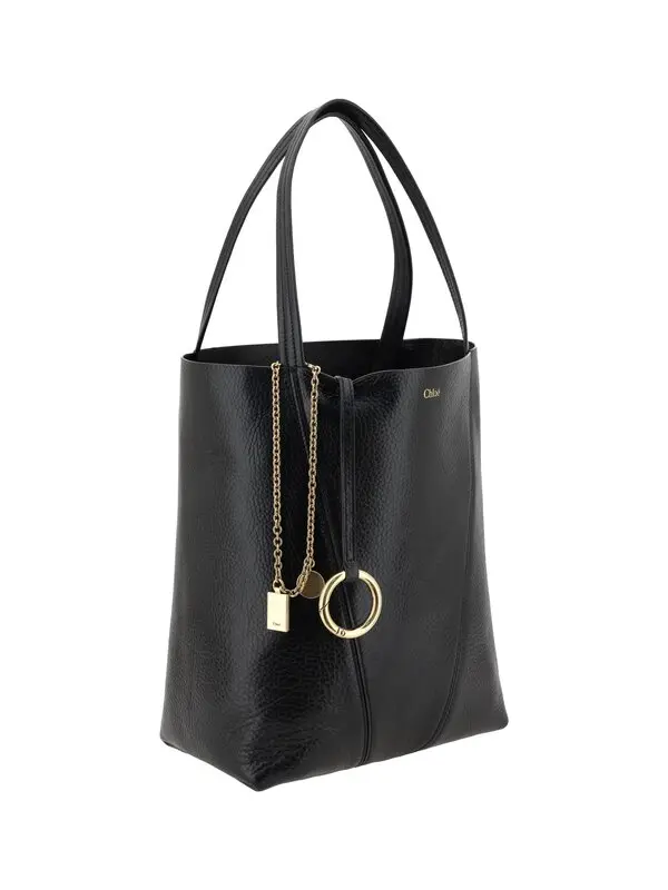 Chloé Spin Shoulder Bag - Black