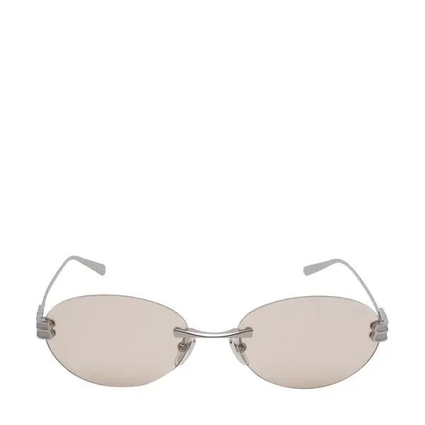 Balenciaga Gossip Oval Sunglasses - Brown