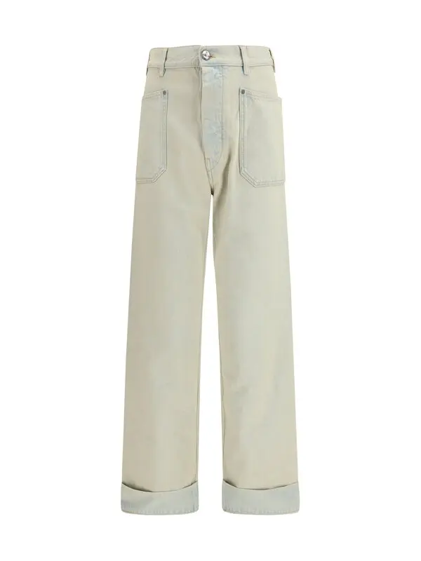 VIVIENNE WESTWOOD Cotton Jeans - Cream