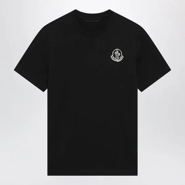 Moncler Cotton Jersey T-shirt With Logo Patch