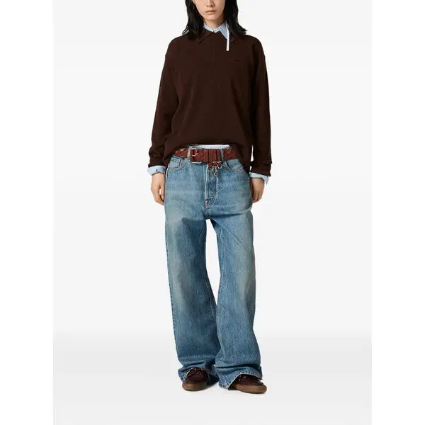 Miu Miu Denim Straight-leg Jeans - Blue
