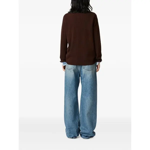 Miu Miu Denim Straight-leg Jeans - Blue