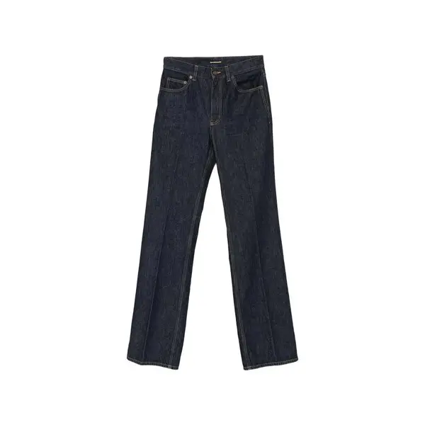 Saint Laurent Denim Wide-leg Jeans - Blue