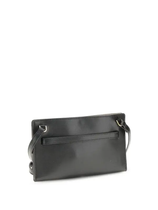 TOTEME Belted Leather Crossbody Bag - Black