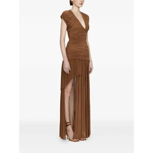 Christopher Esber Asymmetric Dress - Brown