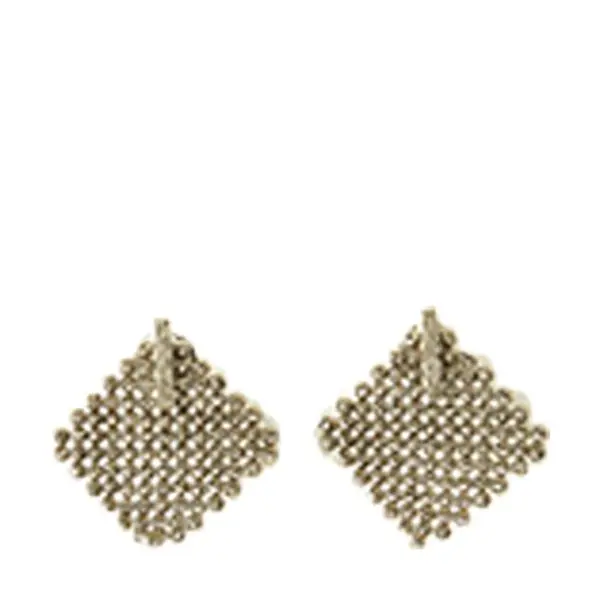 Brunello Cucinelli Crystal Embellished Silver Earrings