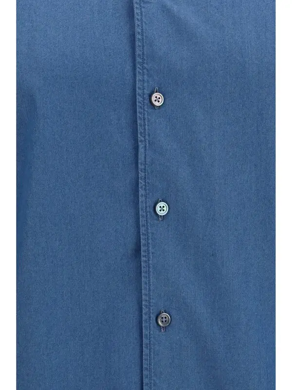 Zegna Cotton Shirt - Blue