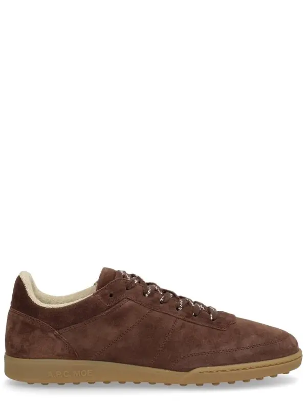 A.p.c. Moe Leather Sneakers - Brown