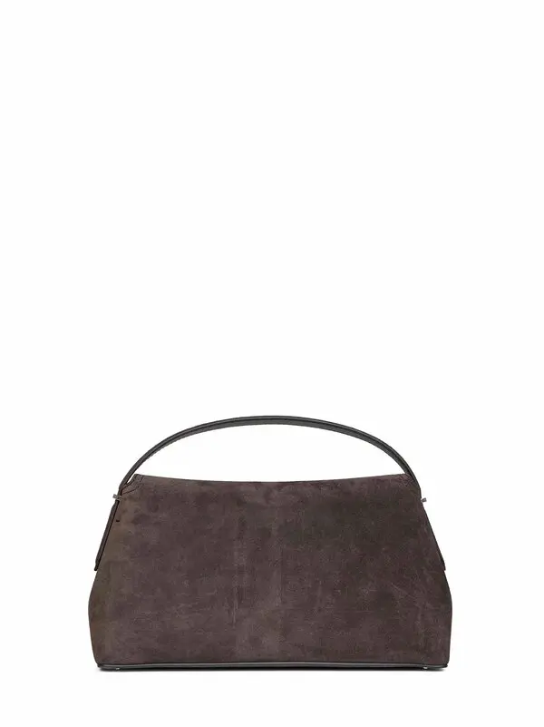 TOTEME Brown T-lock Top Handle Bag