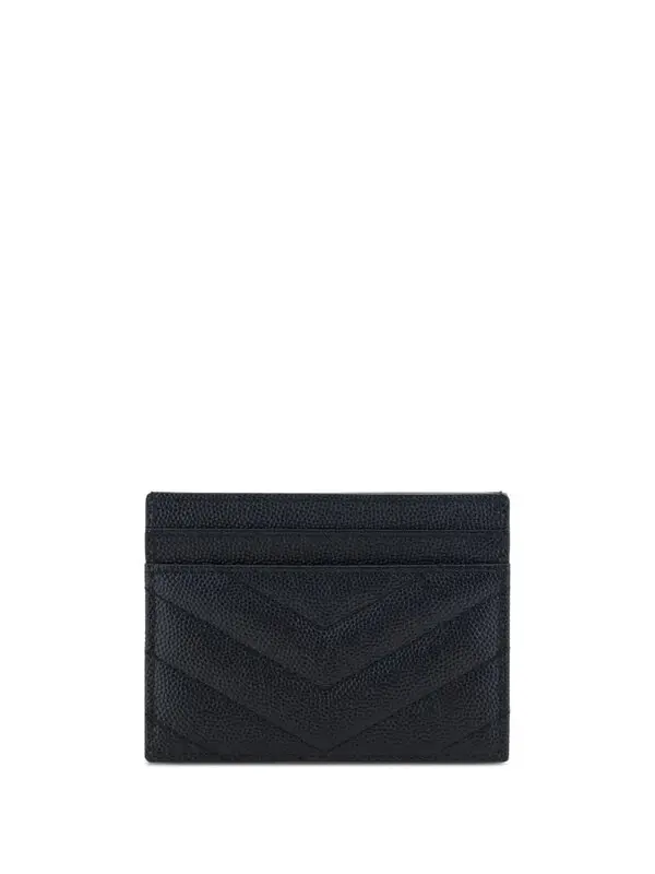 Saint Laurent Cassandre Leather Card Case