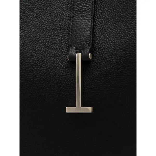 TOM FORD Leather Tote Bag - Black