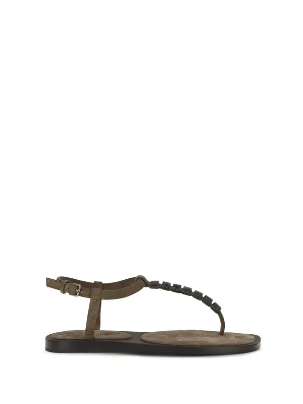 Brunello Cucinelli Embellished Sandals