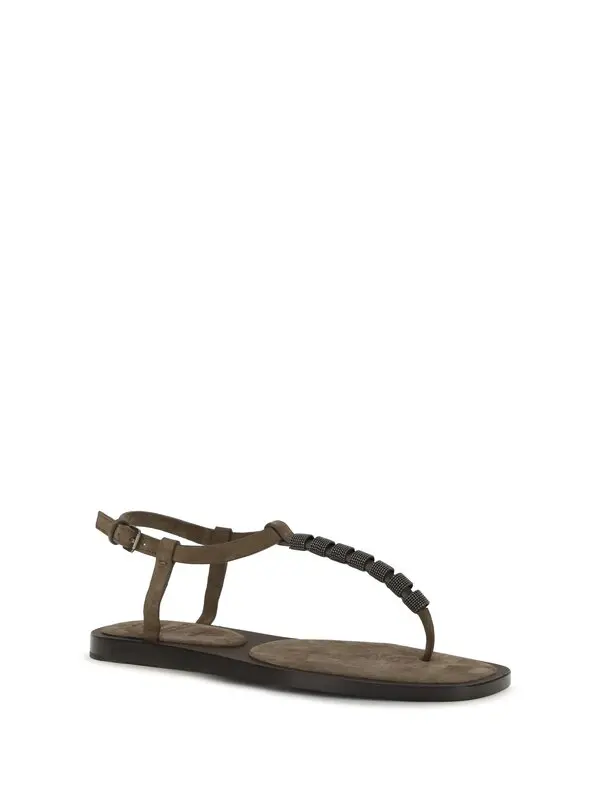 Brunello Cucinelli Embellished Sandals