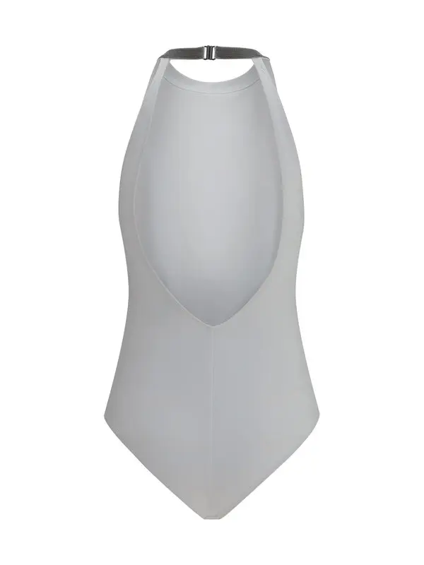 Brunello Cucinelli One-piece Swimsuit With Monili Embellishment - White