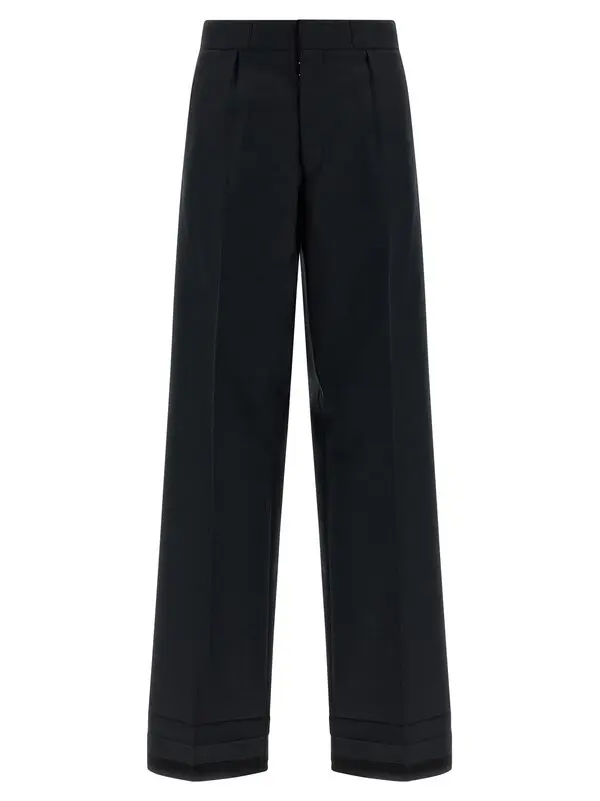 MAISON MARGIELA Herringbone Trousers - Black