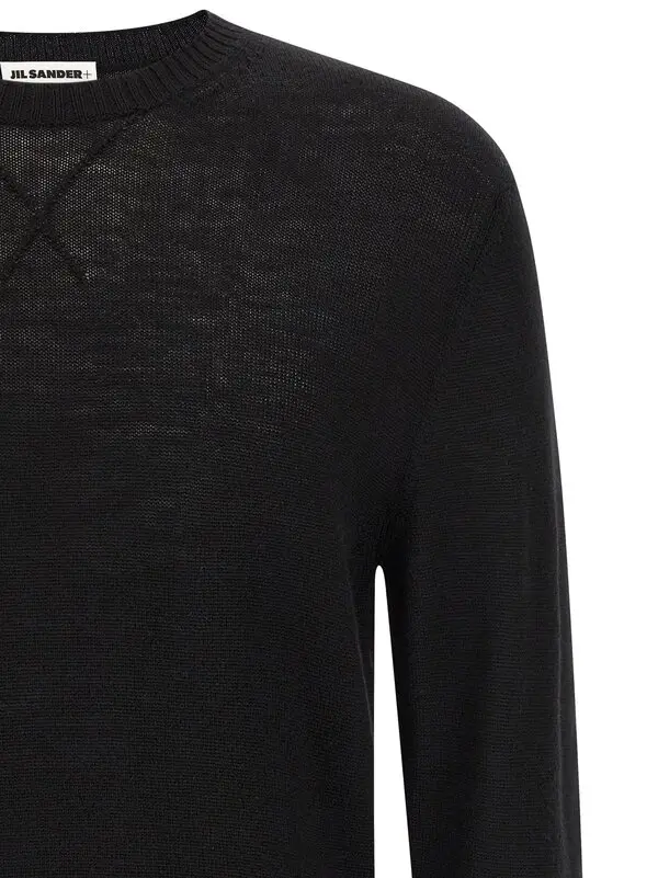 JIL SANDER Logo Embroidery Sweater