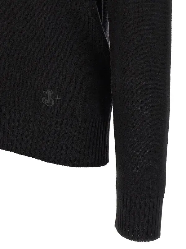 JIL SANDER Logo Embroidery Sweater
