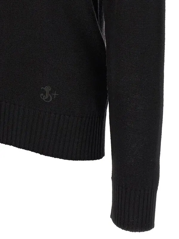 JIL SANDER Logo Embroidery Sweater