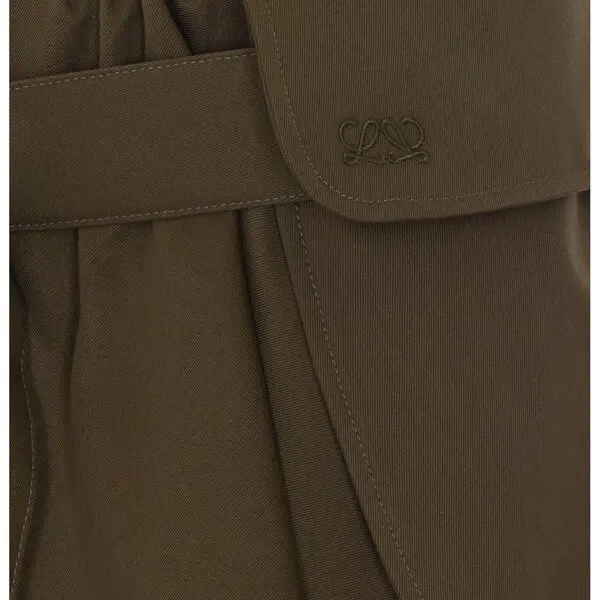 Loewe Cargo Mini Skirt - Green