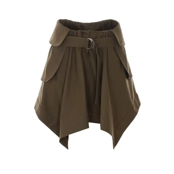 Loewe Cargo Mini Skirt - Green
